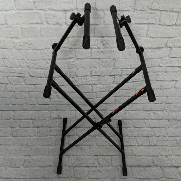 On Stage Double Keyboard Stand - Evolution Music