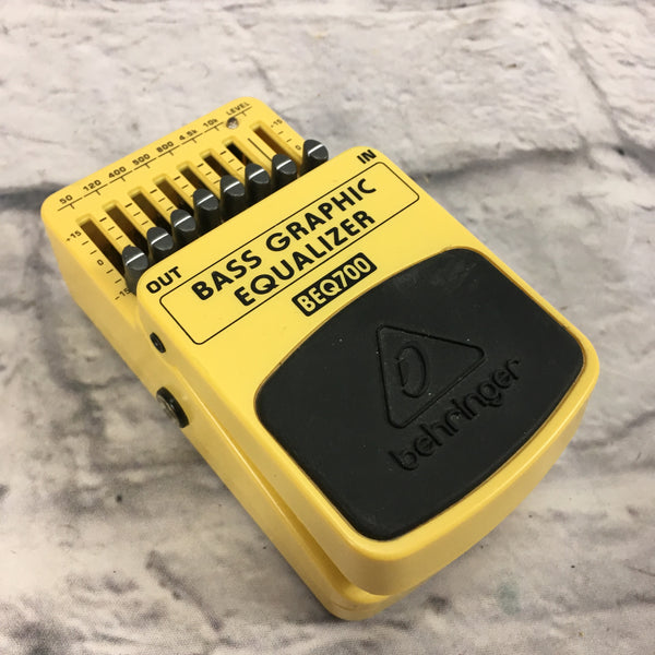 Behringer BEQ700 Bass Graphic Equalizer Pedal - Evolution Music