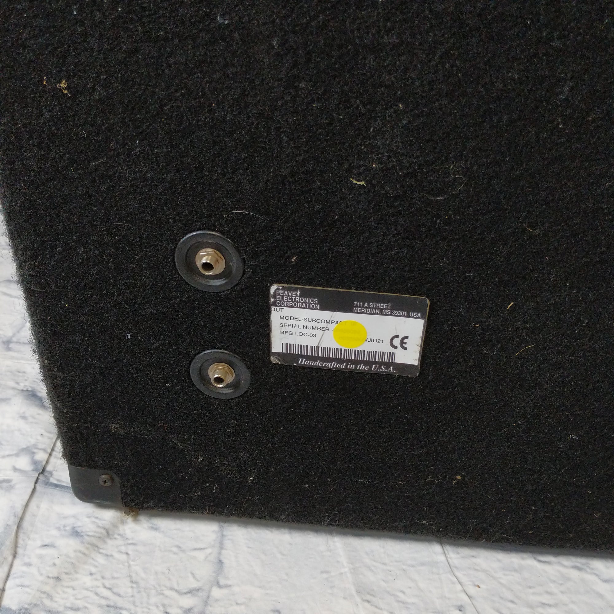 Peavey Subcompact 18 Subwoofer Passive Speaker Pair - Evolution Music