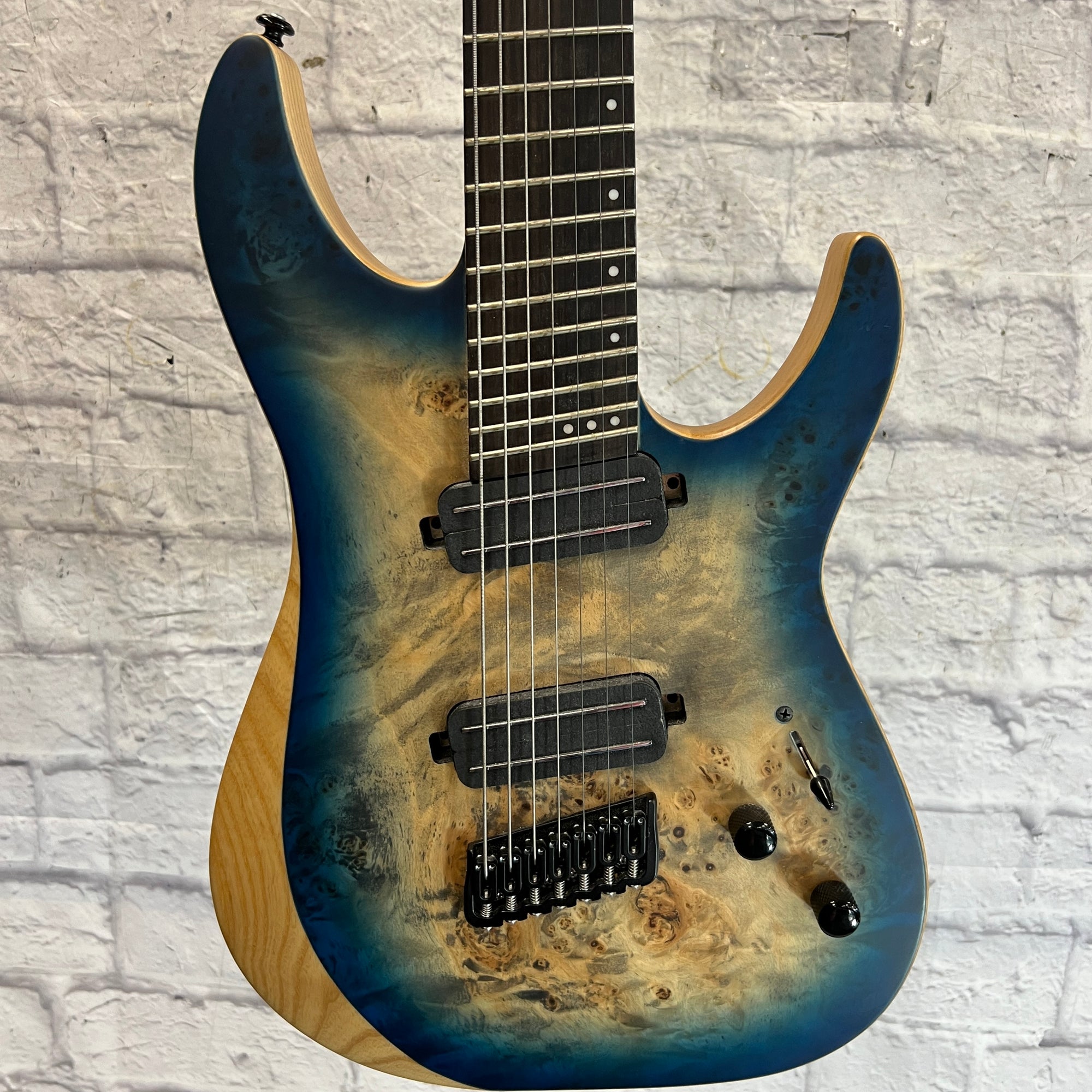 Schecter Reaper 7 String Multiscale Satin Sky Burst - Evolution Music