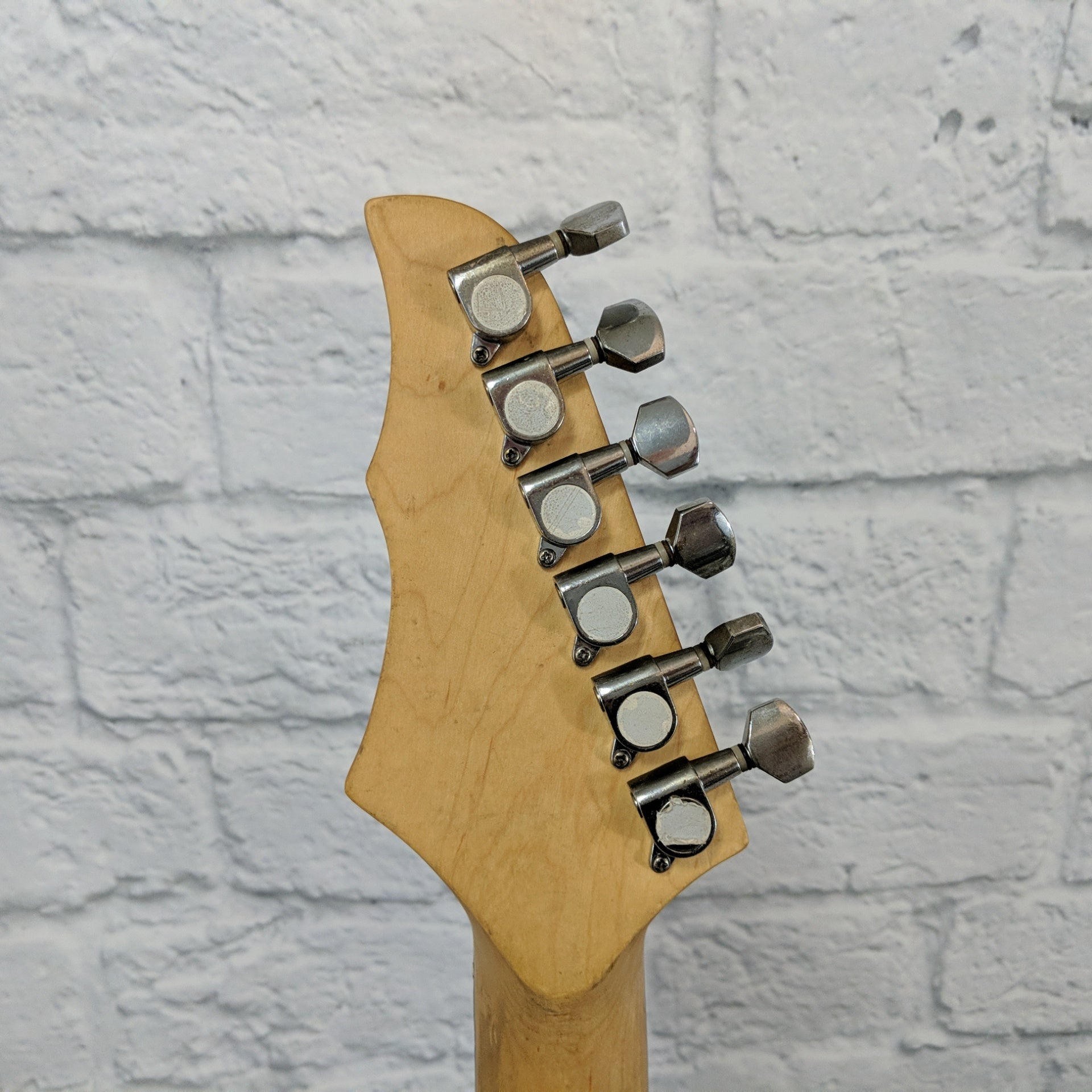 Crescent Zebra Guitar - Evolution Music