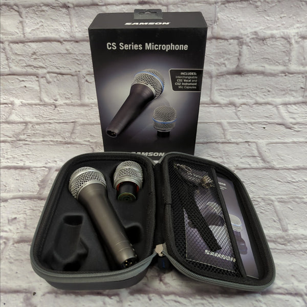 Samson CS Series 2-in-1 Dynamic Condenser Microphone - Evolution Music
