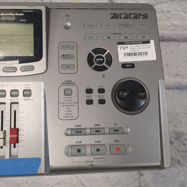 Zoom MRS-802B Digital Multitrack Recorder with CD Burner - Evolution Music