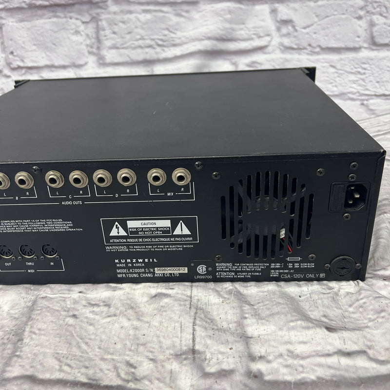 Kurzweil K2000R Rackmount Synth - Evolution Music