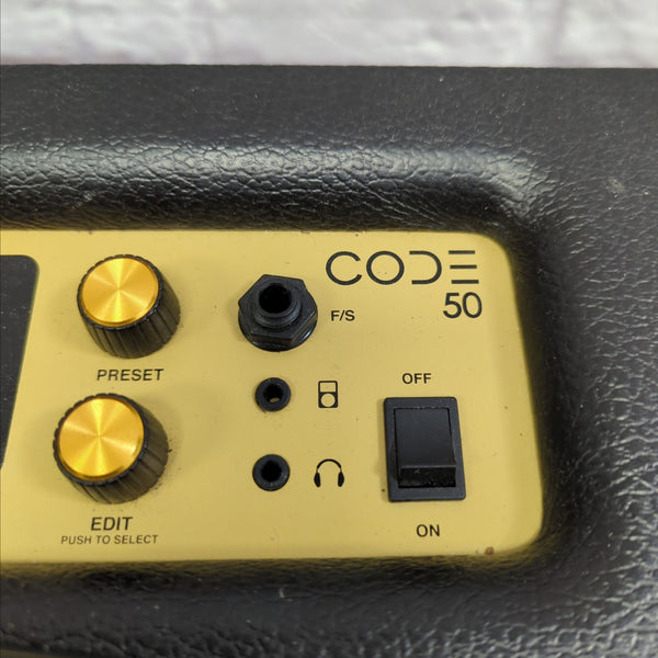 Marshall Code CODE50 50-Watt 1x12" Digital Modeling Guitar Combo - Evolution Music