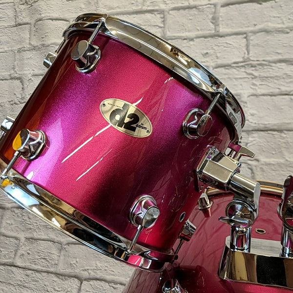 DDrum d2 Series 4pc Pink Drum Set - Evolution Music