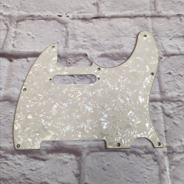 Unknown 8 Hole Pearloid Telecaster Pickguard - Evolution Music