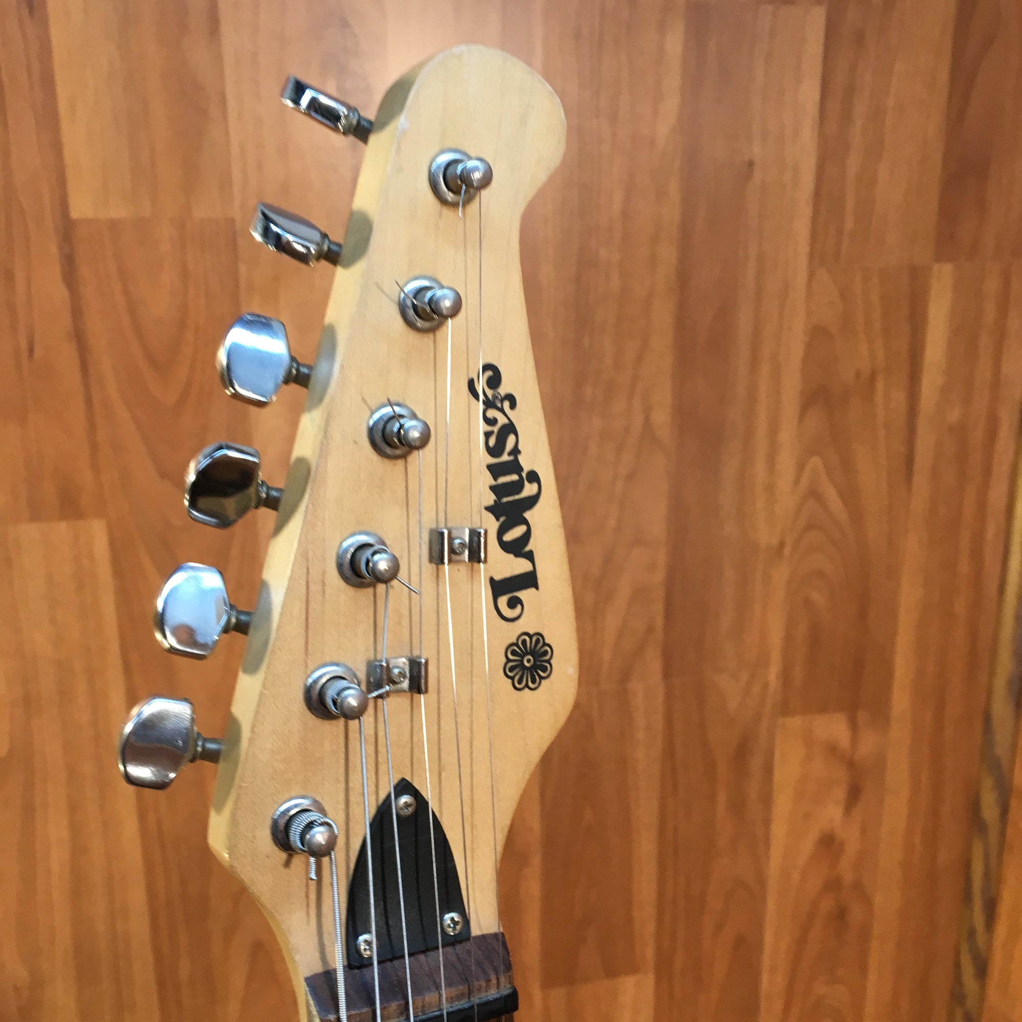 Lotus White Strat Style Electric Guitar - Evolution Music