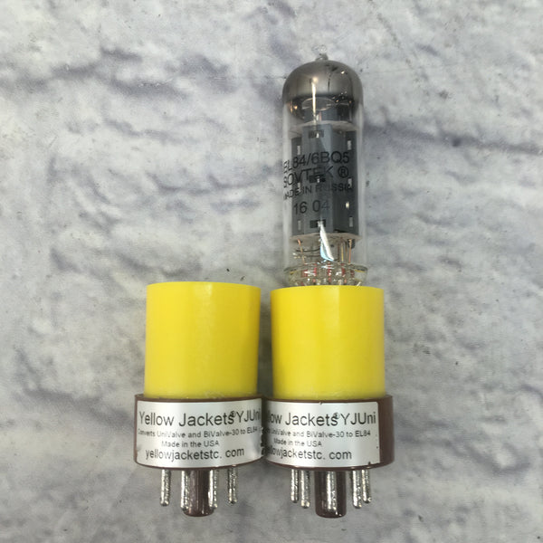 Yellow Jackets YJUni Power Tube Adaptor w 1x EL84 Power Tube ...