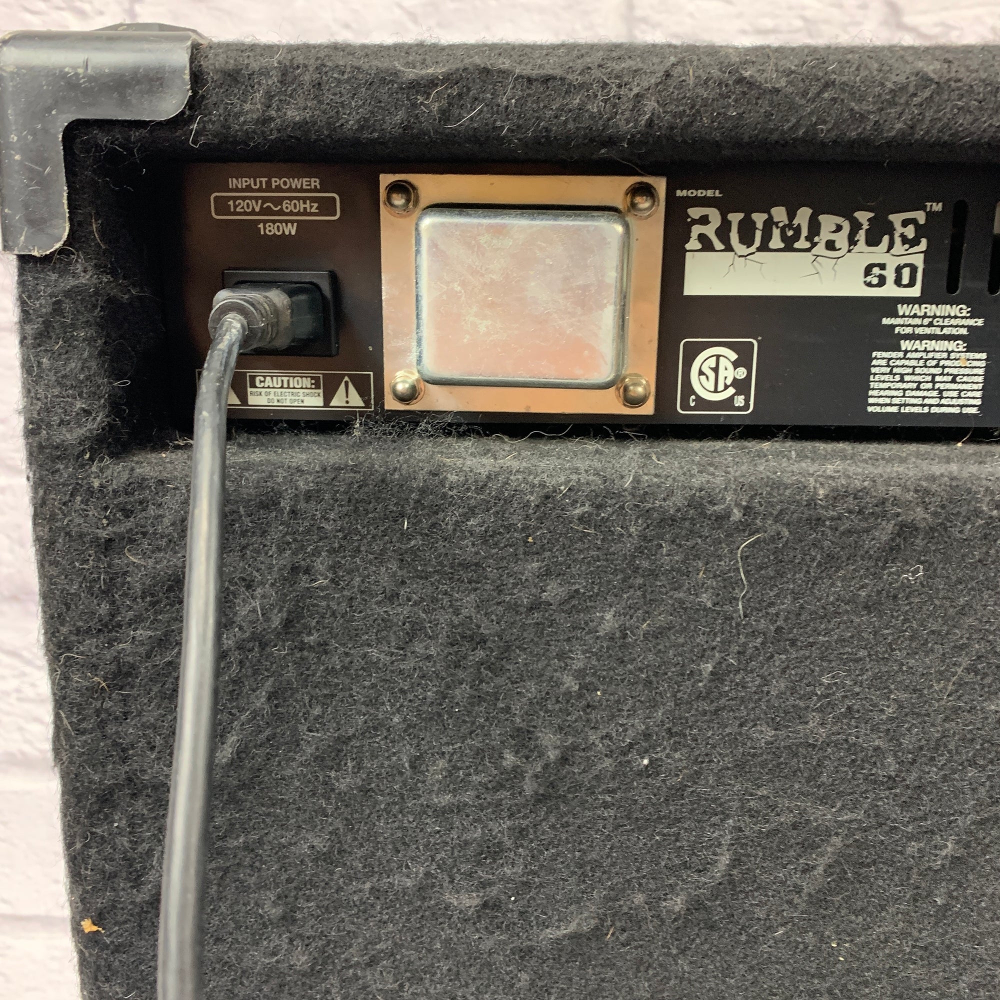 Fender Rumble 60 Bass Guitar Combo Amp - Evolution Music