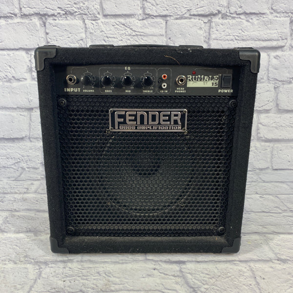 Fender Rumble 15 Bass Combo Amplifier - Evolution Music