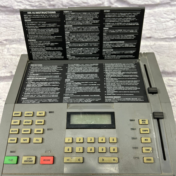 Alesis HR-16 Electric Drum Machine AS IS - Evolution Music