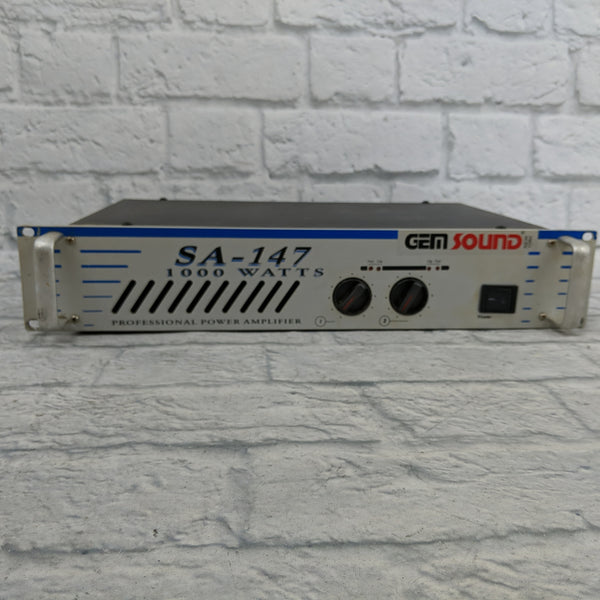 Gem Sound SA-157 1000 Power Amplifier - Evolution Music