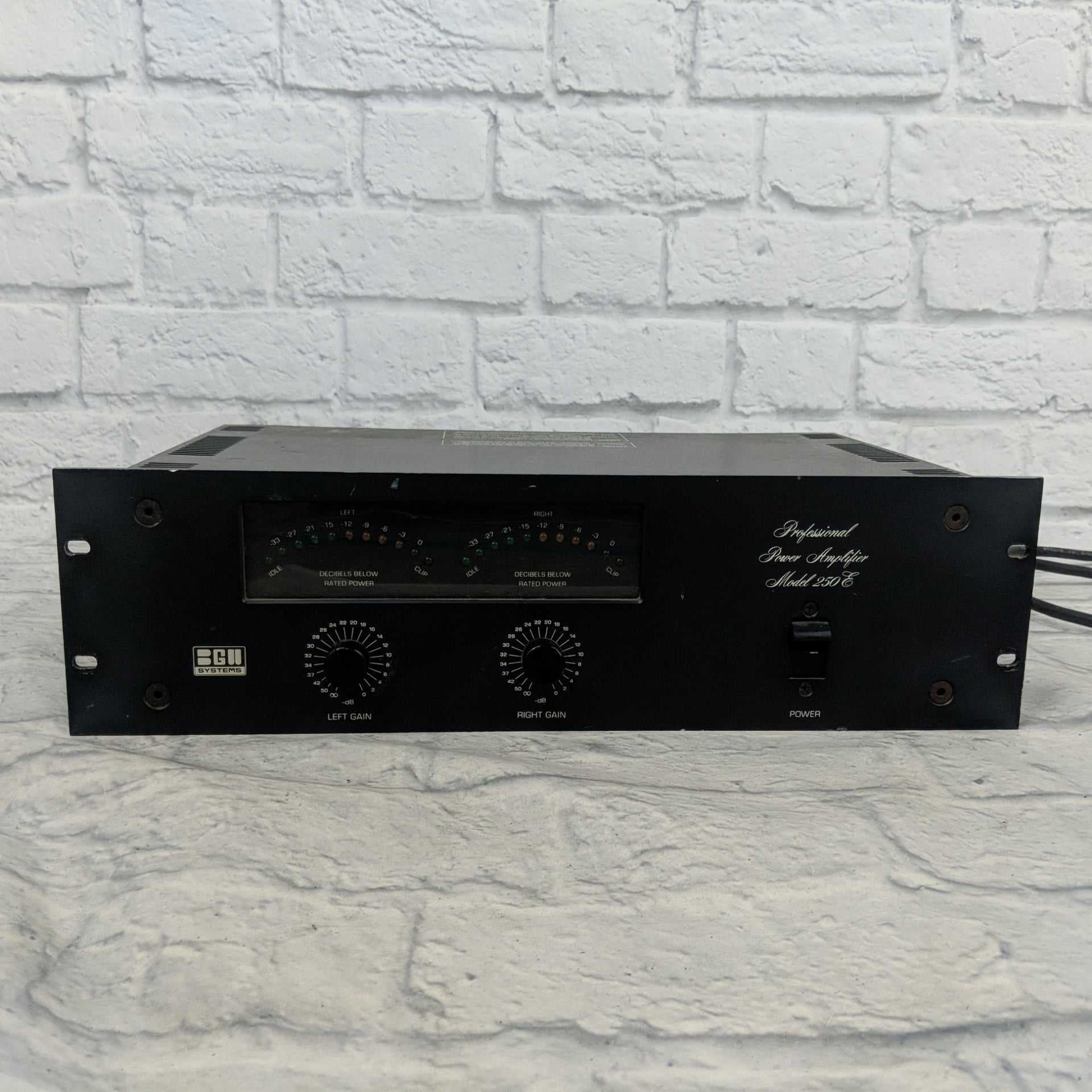 BGW Systems Professional Power Amplifier Model 250E - Evolution Music