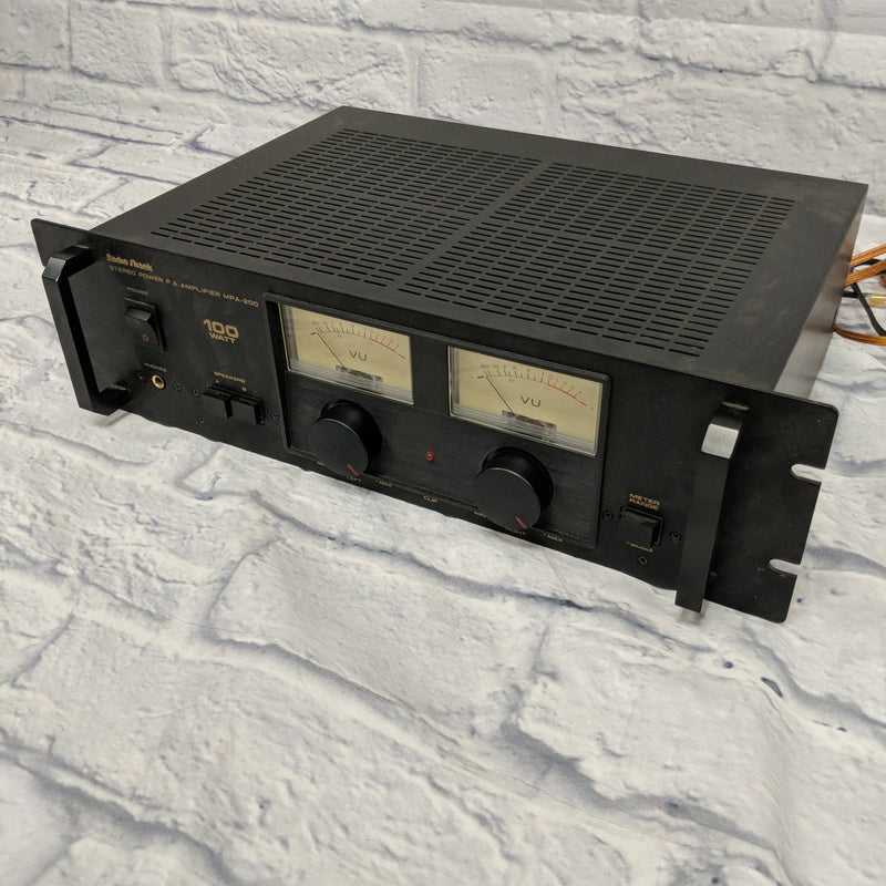 Vintage 80's Radio Shack MPA200 100w Rackmount Power Amp - Evolution Music