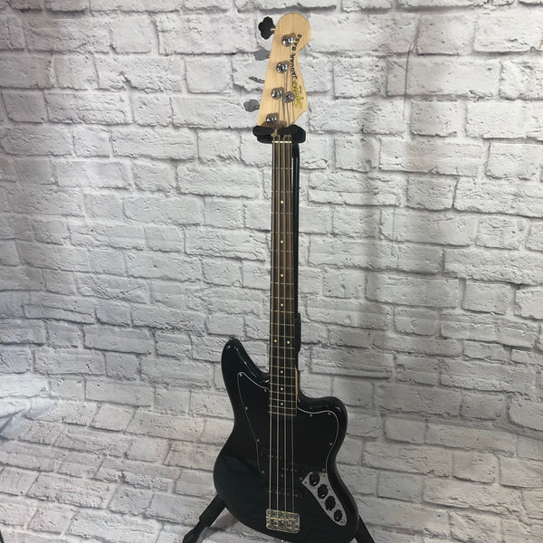 Squire Jaguar 4 String Bass Black - Evolution Music