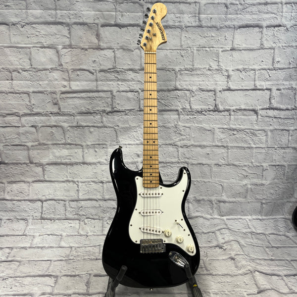 Fender Starcaster Strat Black Electric Guitar - Evolution Music