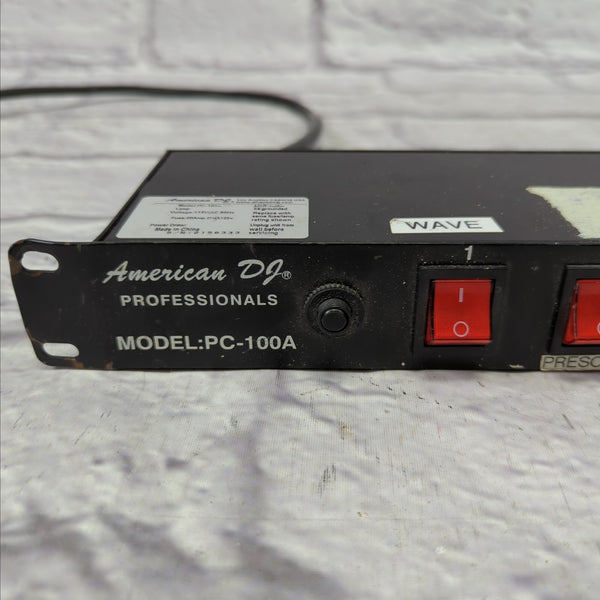 American DJ PC-100A 8 Channel Lighting Power Center Power Conditioner ...
