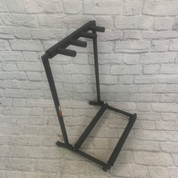 Proline PLMS3 3-Guitar Folding Stand Black - Evolution Music