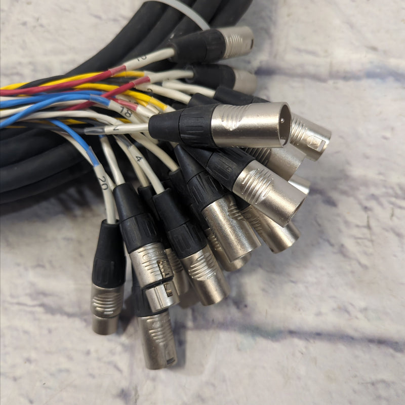Pro Co SMA1604FBX-50 SMA Series 16x4 Stage Snake with XLR Returns - 50 ...