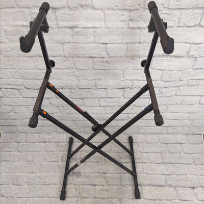 On Stage Stands KS7292 Double-X Ergo Keyboard Stands - Evolution Music