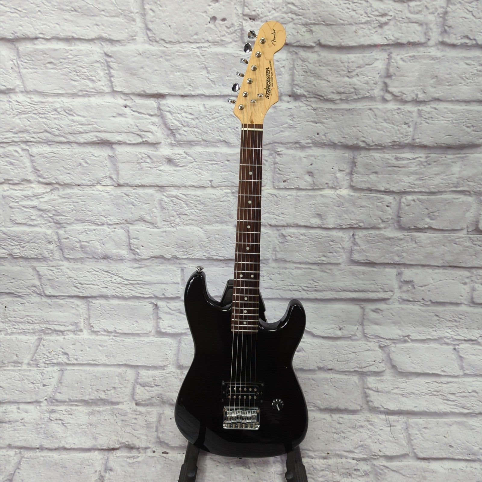 Fender Starcaster Mini Electric Guitar - Black - Evolution Music
