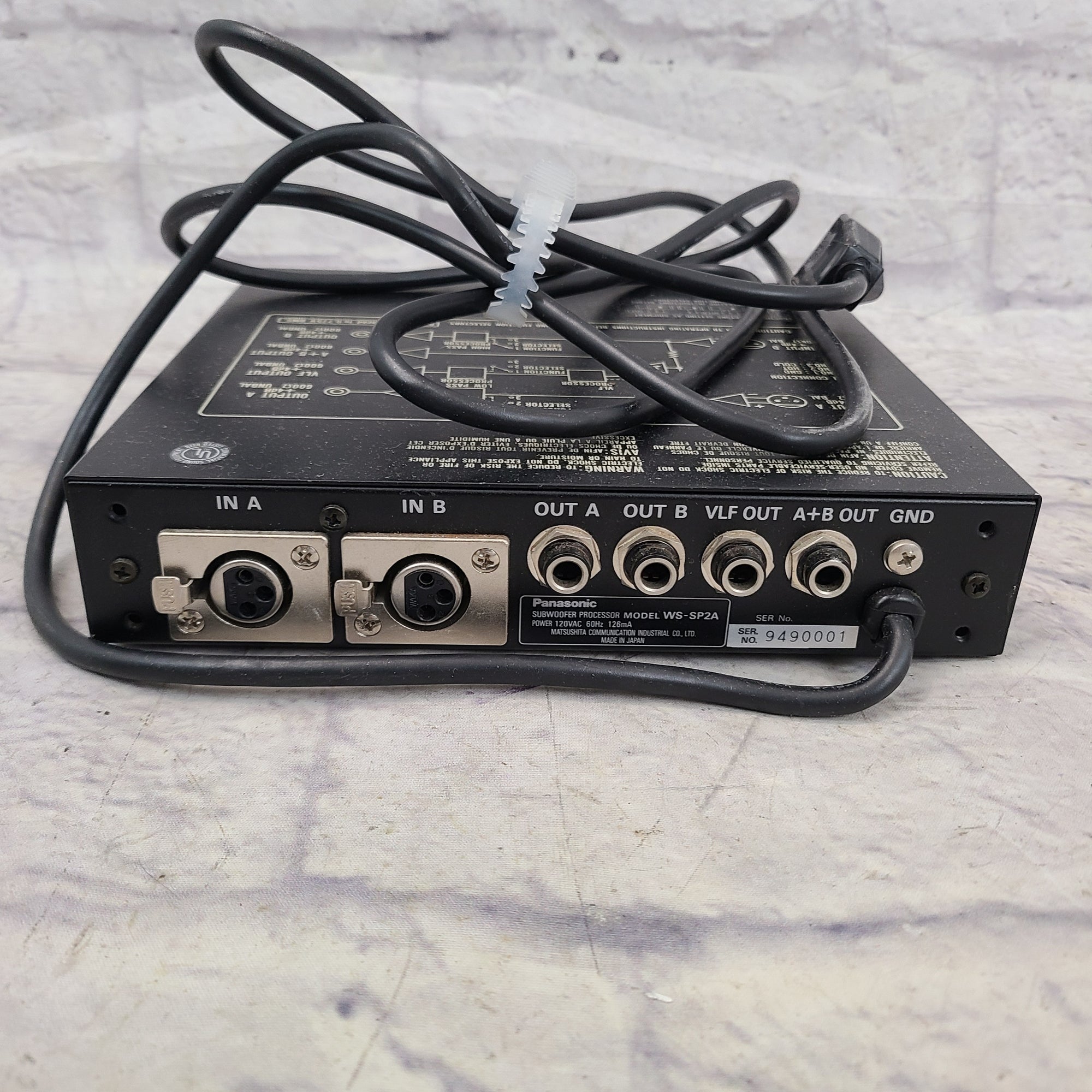 Ramsa WS-SP2A Subwoofer Processor - Evolution Music