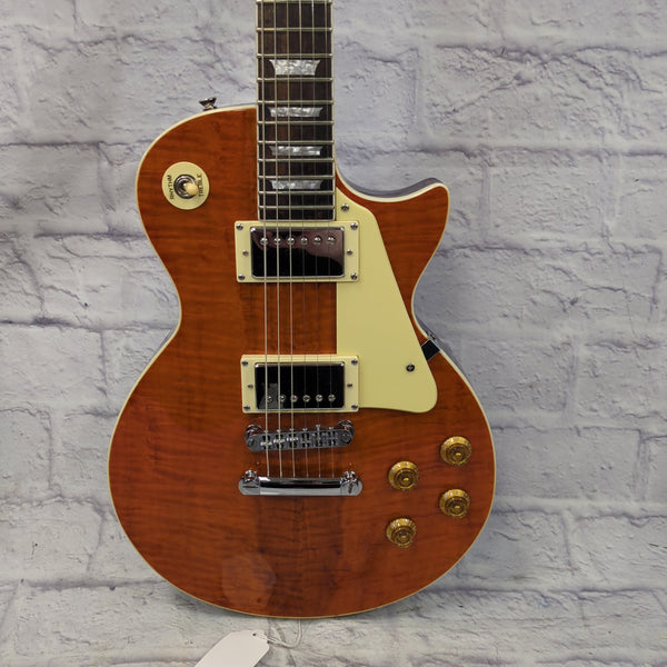 Firefly Classic LP Style Flame Top Electric Guitar - Evolution Music