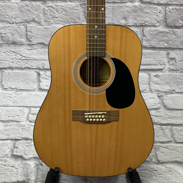Eleca DAG-3 12-String Acoustic Guitar Natural - Evolution Music