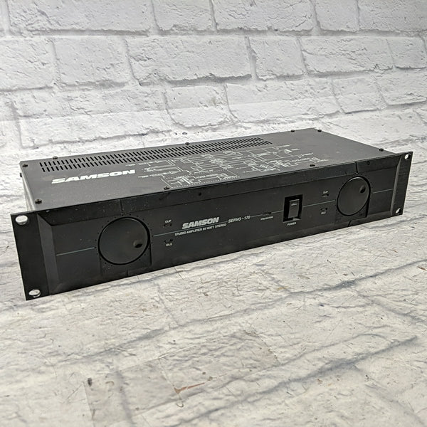 Samson Servo-170 85W Studio Stereo Power Amplifier Rackmount ...