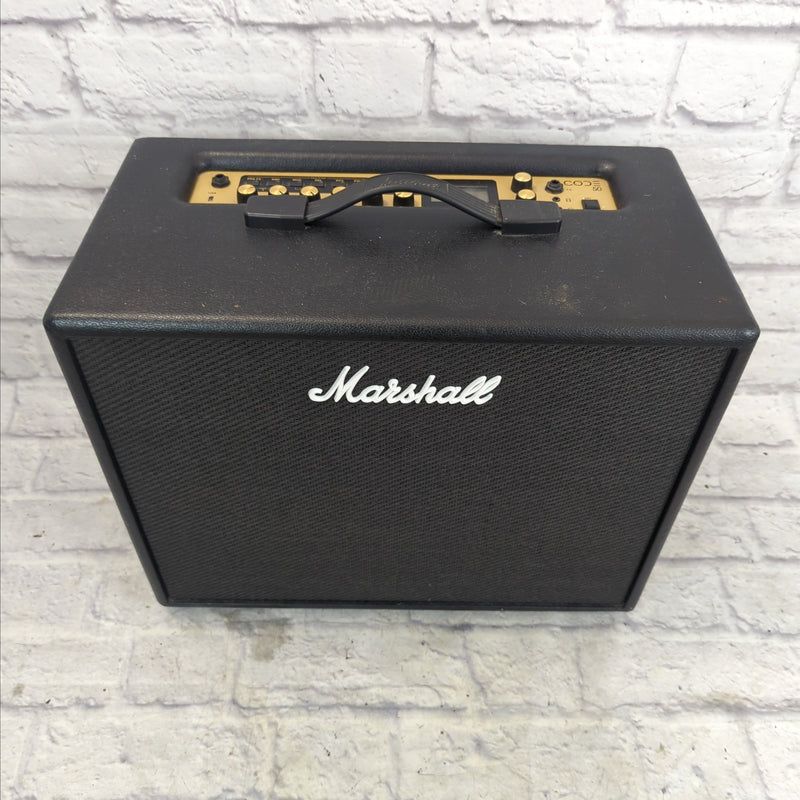 Marshall Code 50 1x12" 50-watt Digital Modeling Combo Amp & foot switc - Evolution Music