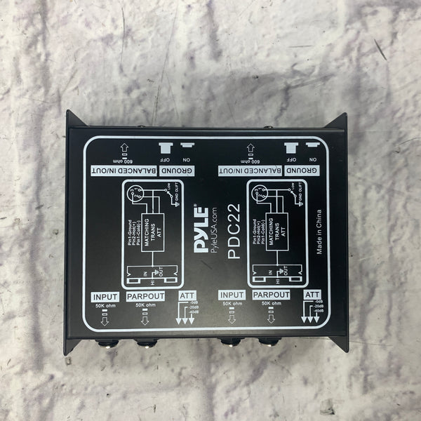 Pyle PDC22 Stereo DI Box - Evolution Music