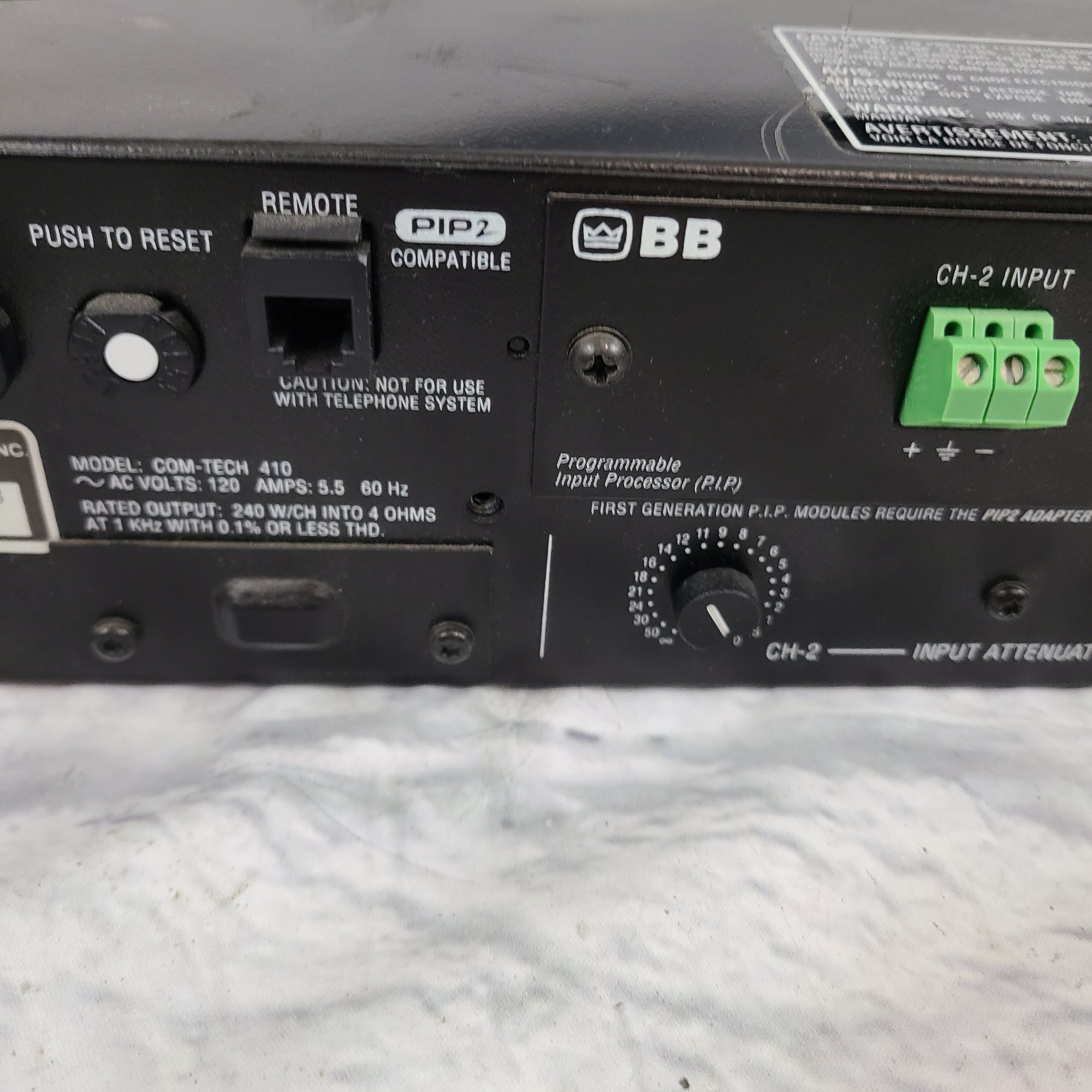 Crown Com-Tech 410 Power Amp - Evolution Music