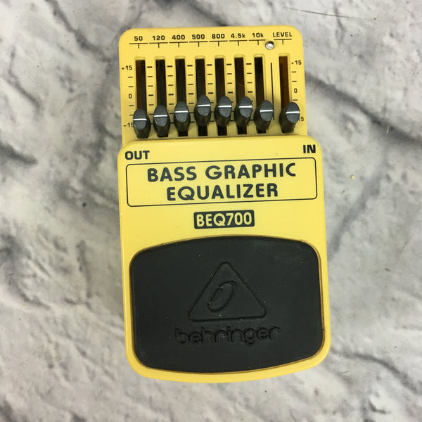 Behringer BEQ700 Bass Graphic Equalizer Pedal - Evolution Music